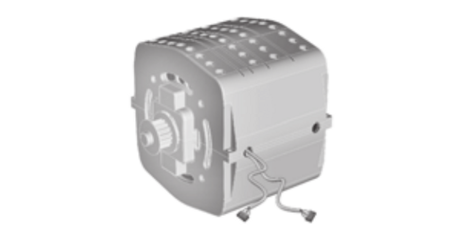VVVF door motor with encoder - Mechanical parts